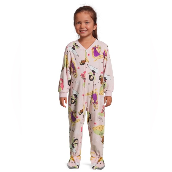 Disney | Pajamas | Disney Princess Baby Girl Footed Pajamas | Poshmark